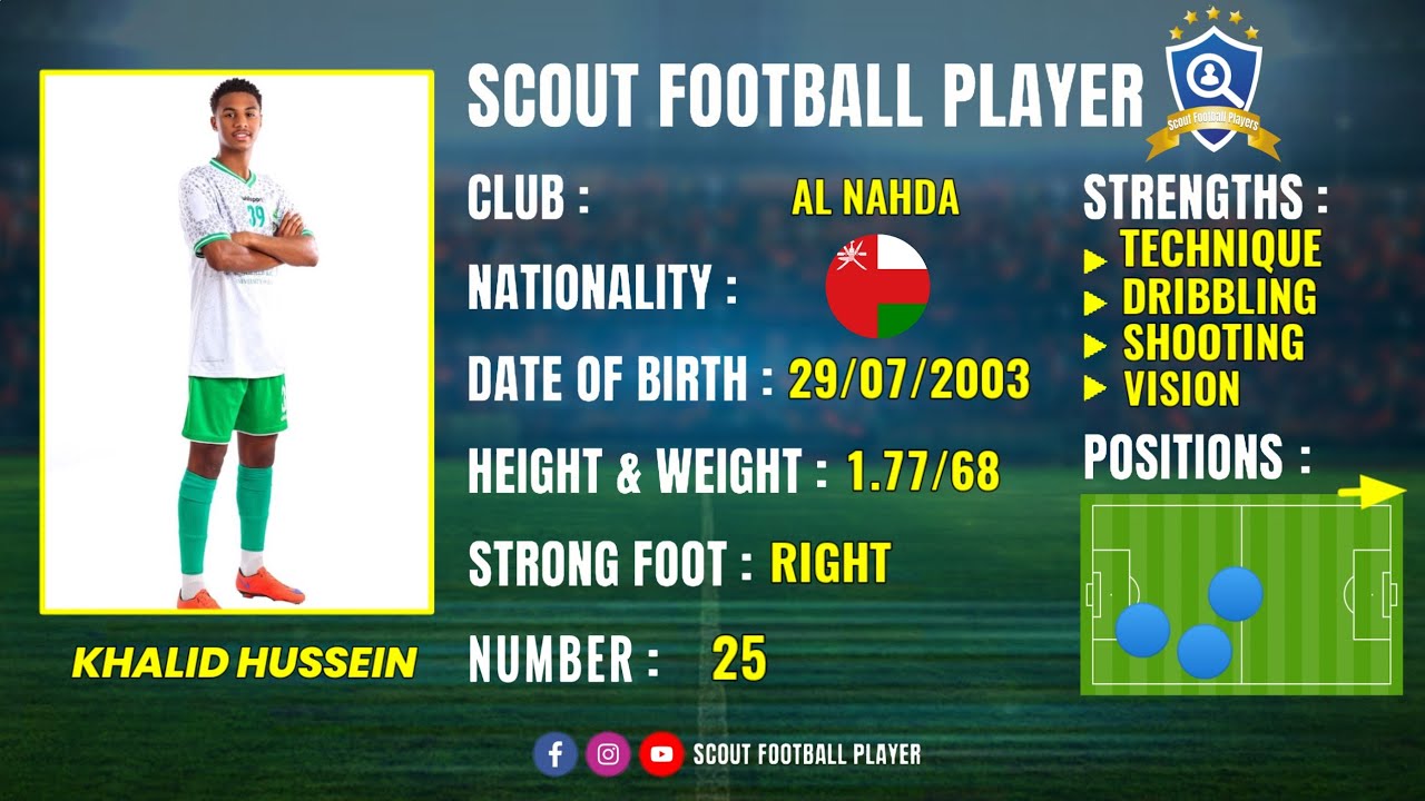 KHALID HUSSEIN 🔵 CDM - CB - RB 🔵 AL NAHDA 🔵 BEST OF 2023/24
