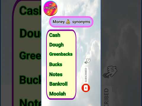 Money π° πΈ synonyms in English #learnenglish