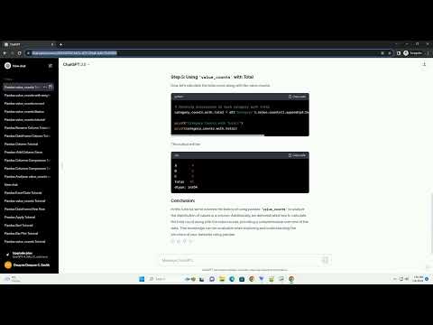 pandas value counts with total