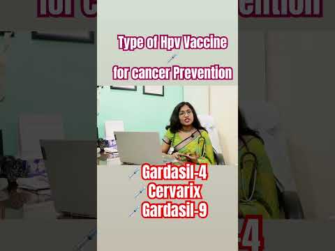 Type of HPV vaccine 💉 for cancer prevention #ytviral #ytshortsindia #cancer #hpvvaccine #vaccine