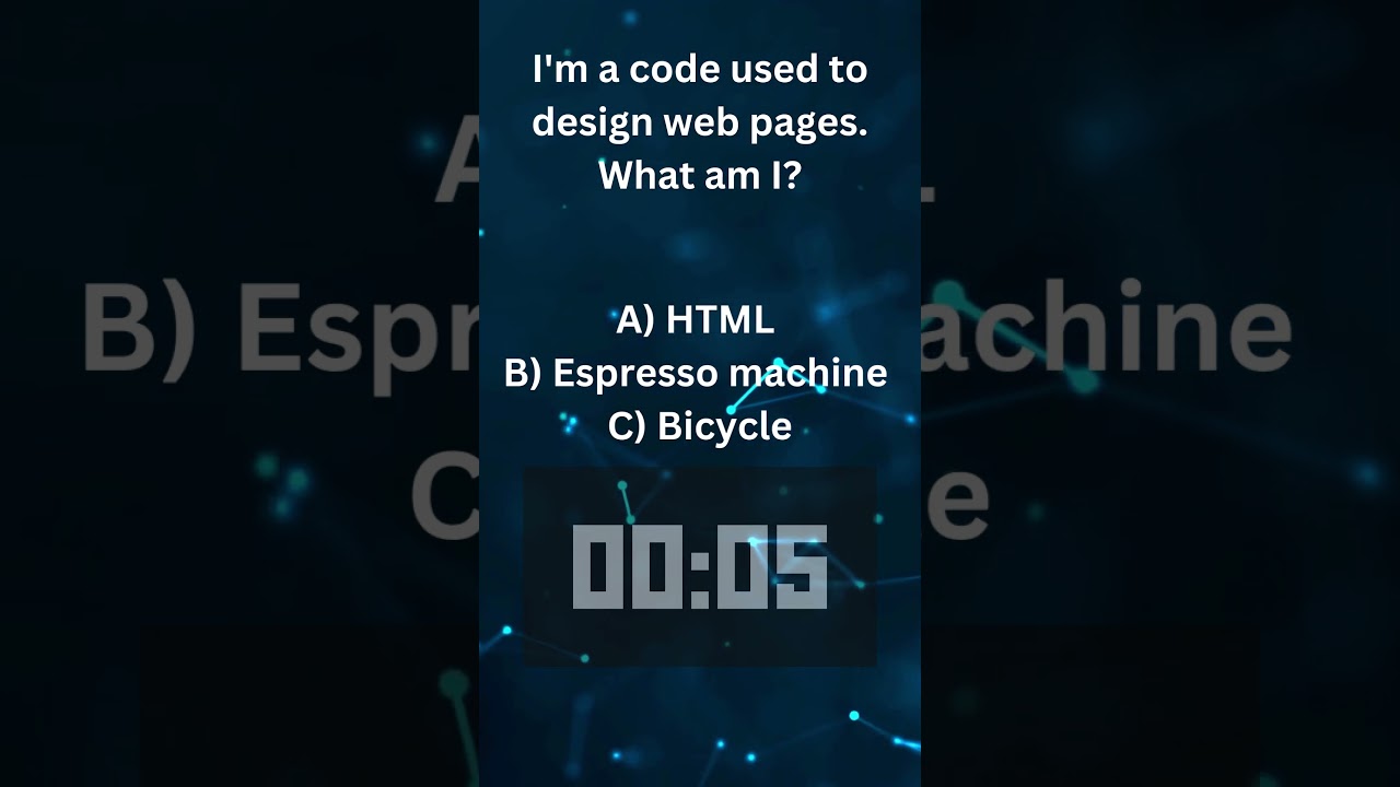 I'm a code used to design web pages | Crafting the Web #shorts #shortsvideo #riddles