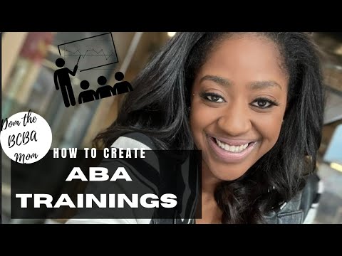 How To Create ABA Trainings That Make You Money While You Sleep