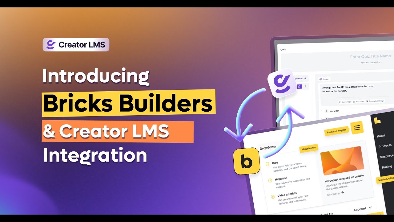 Introducing Creator LMS + Bricks Builder!