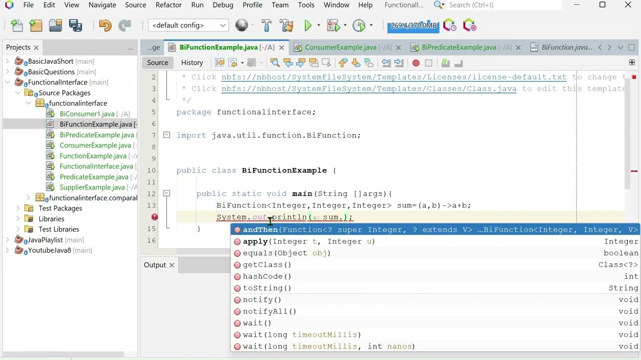 BiFunction in Java 8 | Functional Interface Explained with Examples
