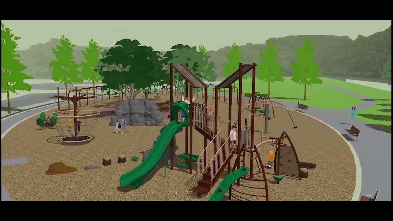 Portage Central Elementary Playgrounds Video 2025
