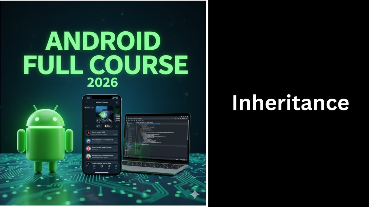 Inheritance in Java Explained | Types of Inheritance | Android Course (45)