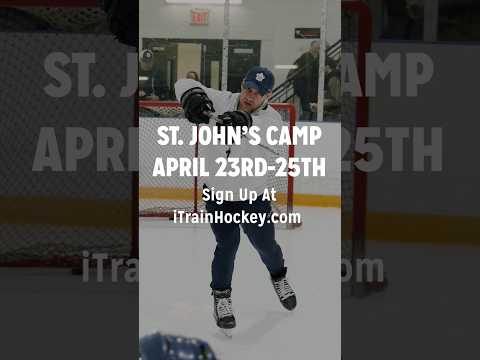 ST. JOHN'S CAMP IS COMING UP! LEARN MORE AND SIGN UP AT ITRAINHOCKEY.COM ๐
