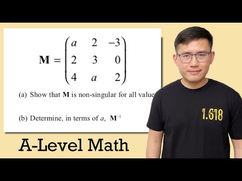 How to solve this A-Level matrix problem!