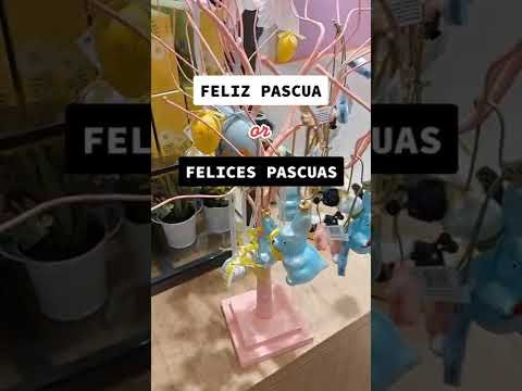 ¿FELIZ PASCUA O FELICES PASCUAS? 🤔 | How to Happy Easter in Spanish 🐰