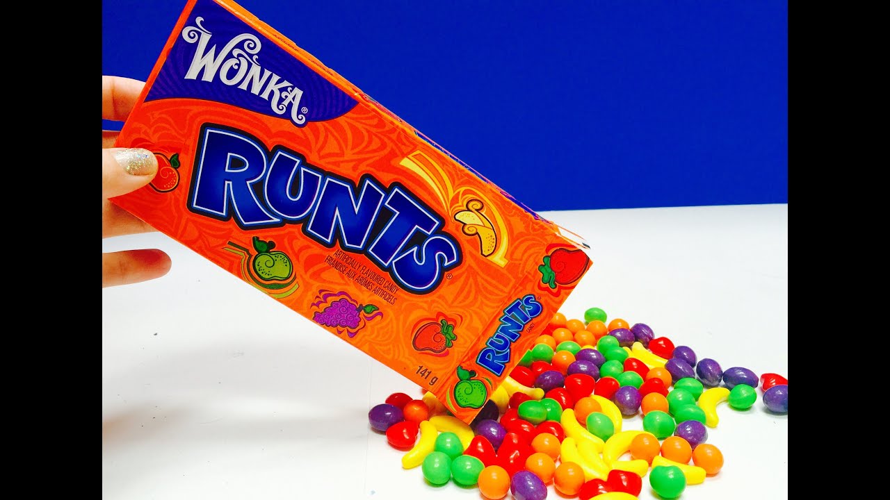 RUNTS Fruit Shaped Rainbow Candy!