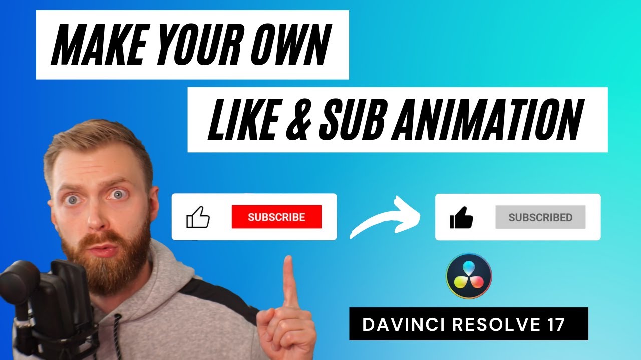 Make a Custom Like and Subscribe Animation for YouTube videos