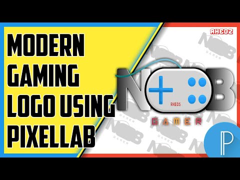 Paano gumawa ng gaming logo gamit ang Pixellab | Pixellab editing 2020