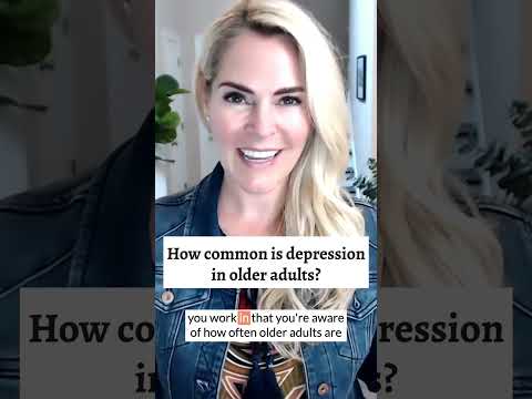 How common is depression in older adults?