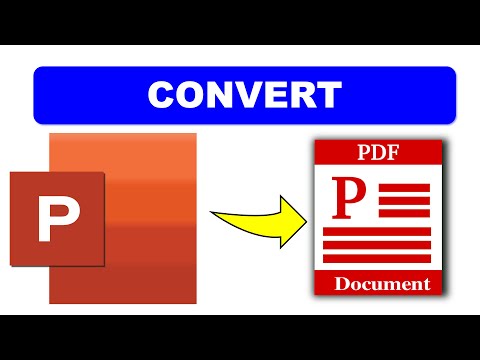 How to Convert PPT to PDF ( High Resolution ) without Software in Computer