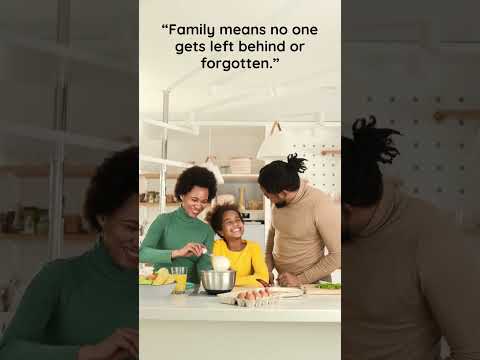 Family means no one gets left behind or forgotten. #quotes #family #familyquotes