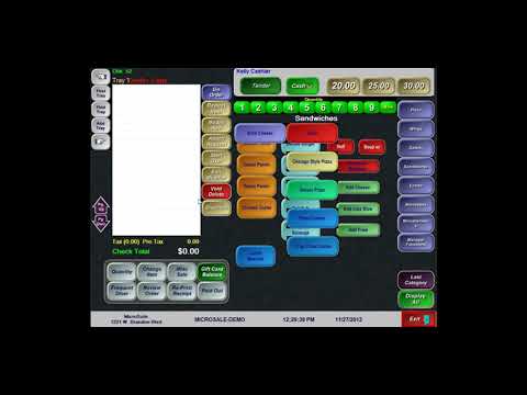 Microsale POS Pizza Demonstration V9