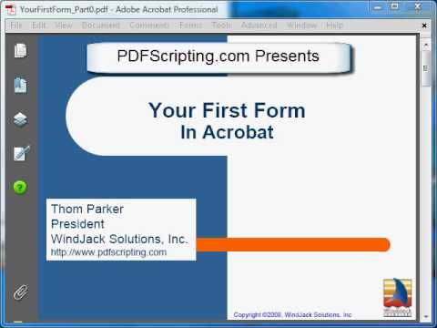 How to Build Your First PDF Form