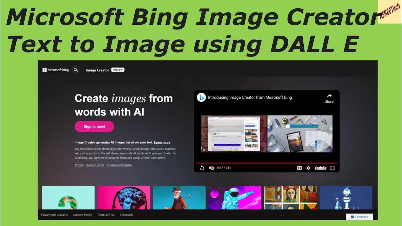 Microsoft Bing Image Creator  Text to Image using OpenAI   DALL E