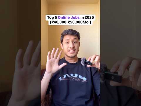 Top 5 Online jobs that anybody can do in 2025!