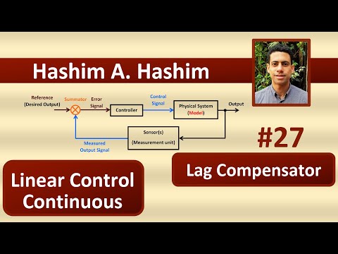 Continuous Linear Control 27 Lead lag compensator design root locus bode diagram المعوض المتأخر ...