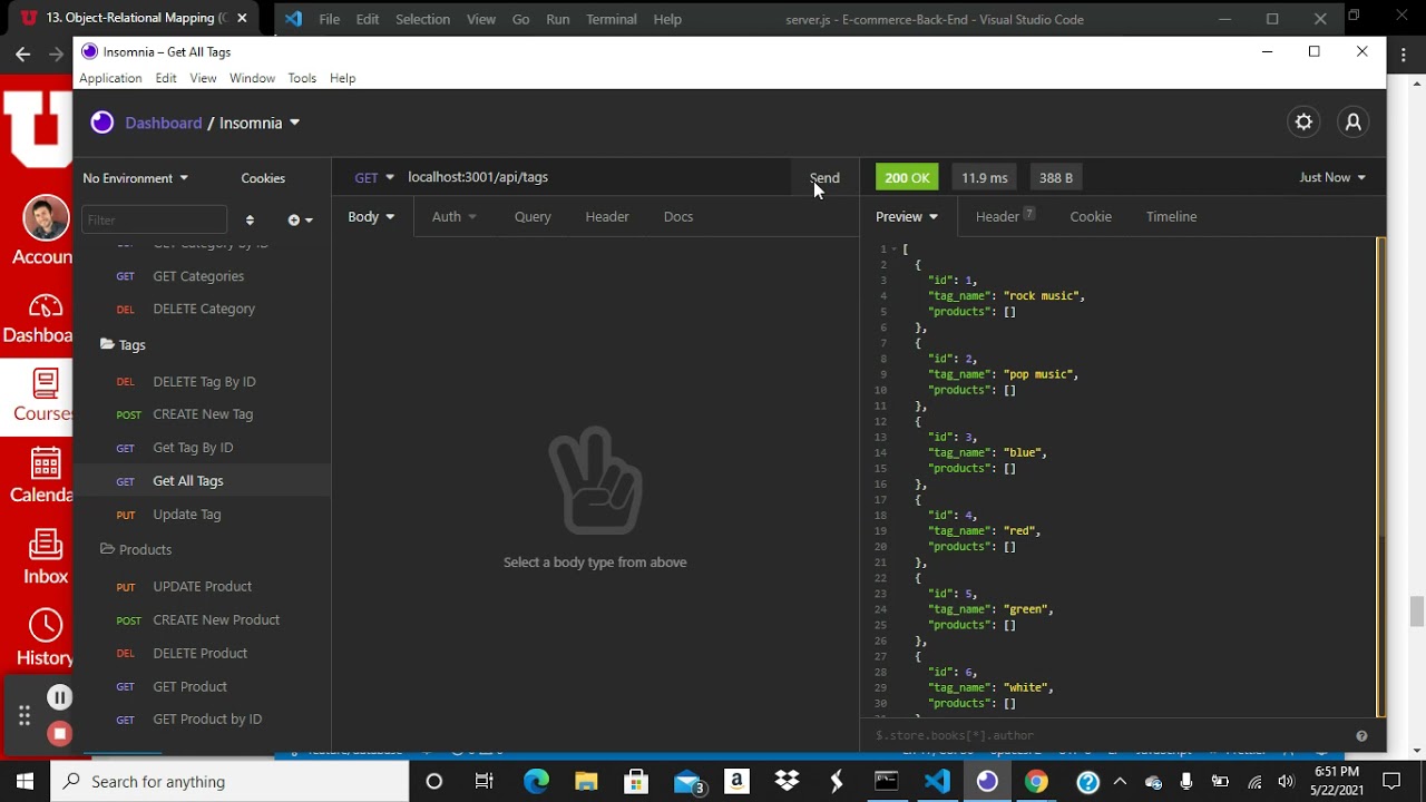 ORM E Commerce Walkthrough