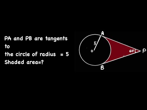 Find the area of the shaded region | Circle | Geometry