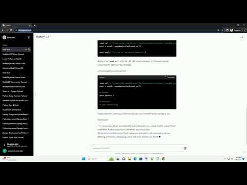 reddit python automation