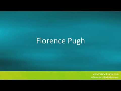 Pronunciation of the word(s) "Florence Pugh".