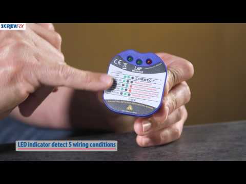 LAP MS6860D SOCKET TESTER | Screwfix