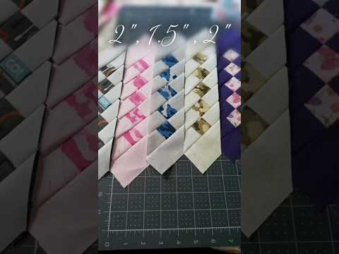 Super easy Strip Piecing just 2 fabrics #anyonecanquilt