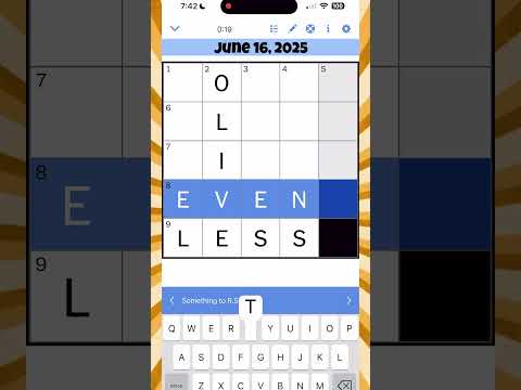 NYT Mini X-Word 6/16/25 #nytcrosswordanswers