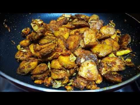 Vazhakkai Poriyal / Spicy Raw Banana Fry
