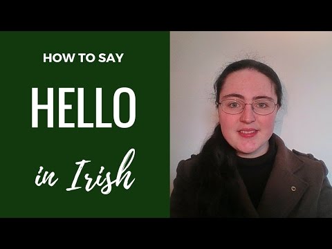 How to say 'Hello' in Irish #bitesizeirish