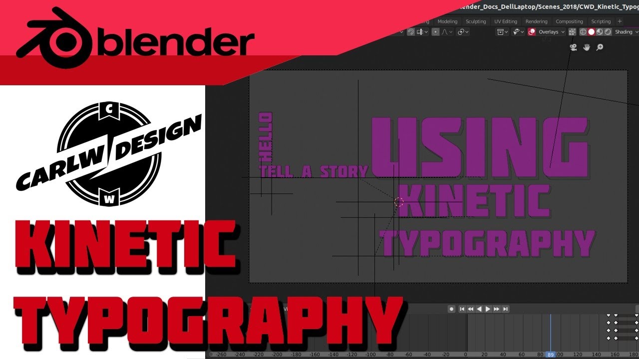 Cycles Kinetic Typography [Blender] [Tutorial]