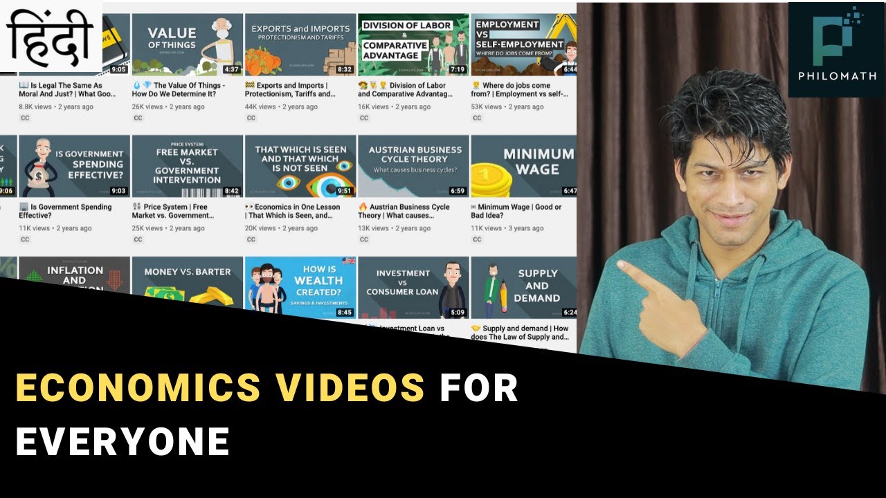 A YouTube Channel To Learn Economic Concepts | Economics Videos For Everyone!