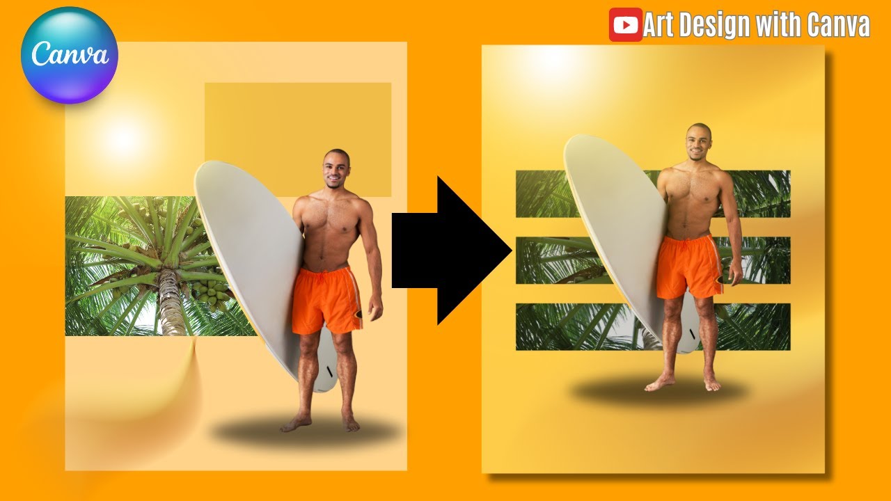 Canva Tutorial Easy Poster Design using Canva Elements (No Effect Needed)