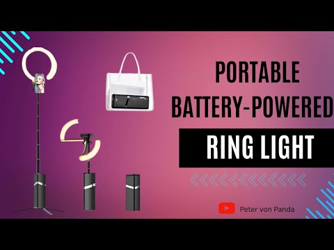 A Battery-Powered Ring Light That’s Portable? – Peter von Panda
