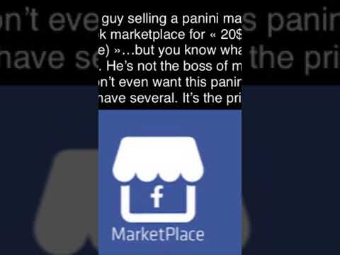 Living memes s3e12:Facebook Marketplace is always negotiable, even when they say « firm ». #facebook