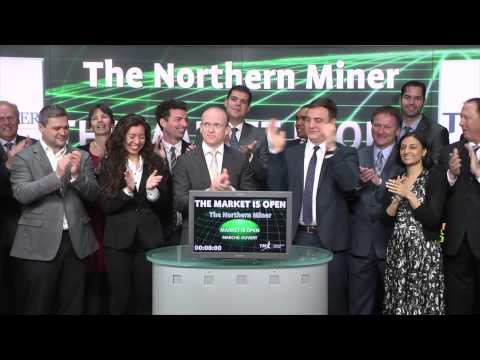 The Northern Miner opens Toronto Stock Exchange, May 7, 2014