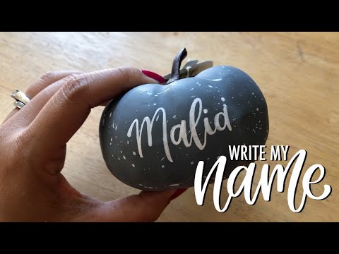 Write My Name – Malia – Lettering Art and Modern Calligraphy Services
