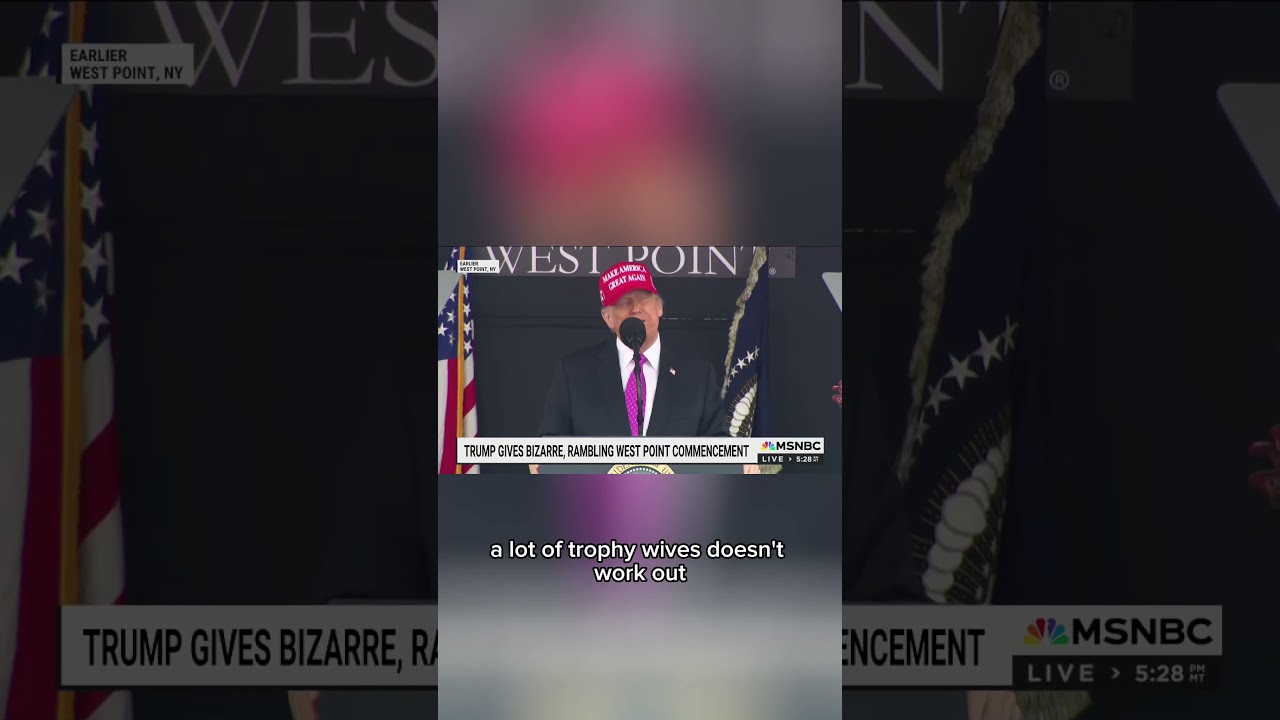 Trump’s rambling West Point speech