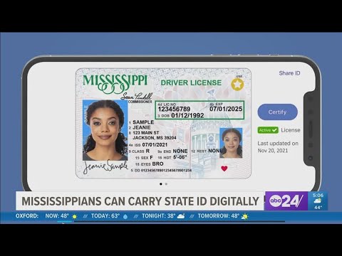 Mississippi state IDs go mobile and digital