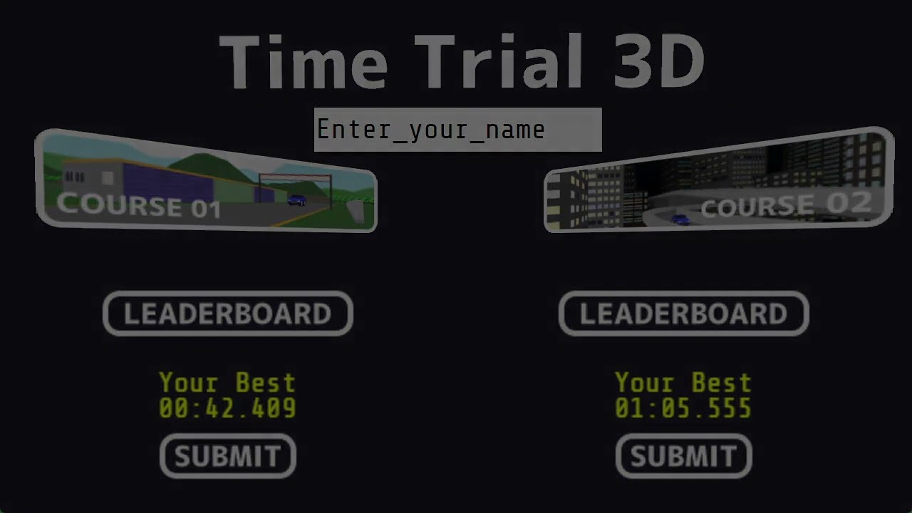 3D car racing game made with GDevelop