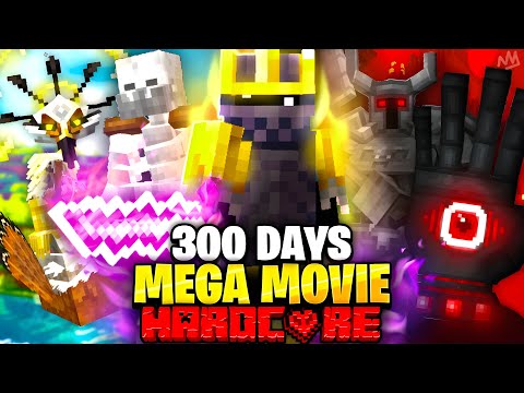 I Survived 300 Days in ULTRA MODDED Minecraft Hardcore!