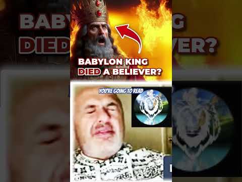 Did King #Nebuchadnezzar Die A Believer? #daniel #bible