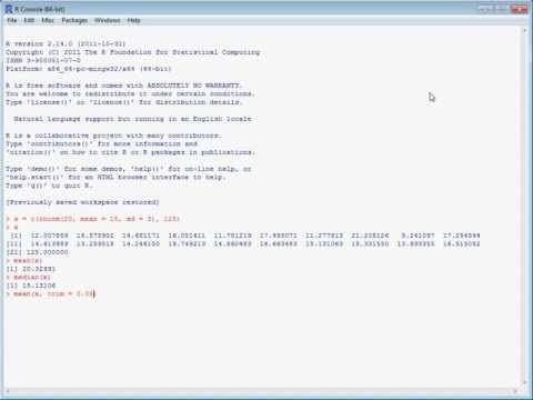 Basic Robust Statistics