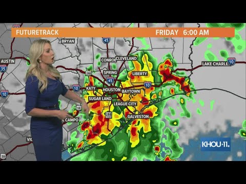 Houston forecast: Widespread showers expected later today, Friday