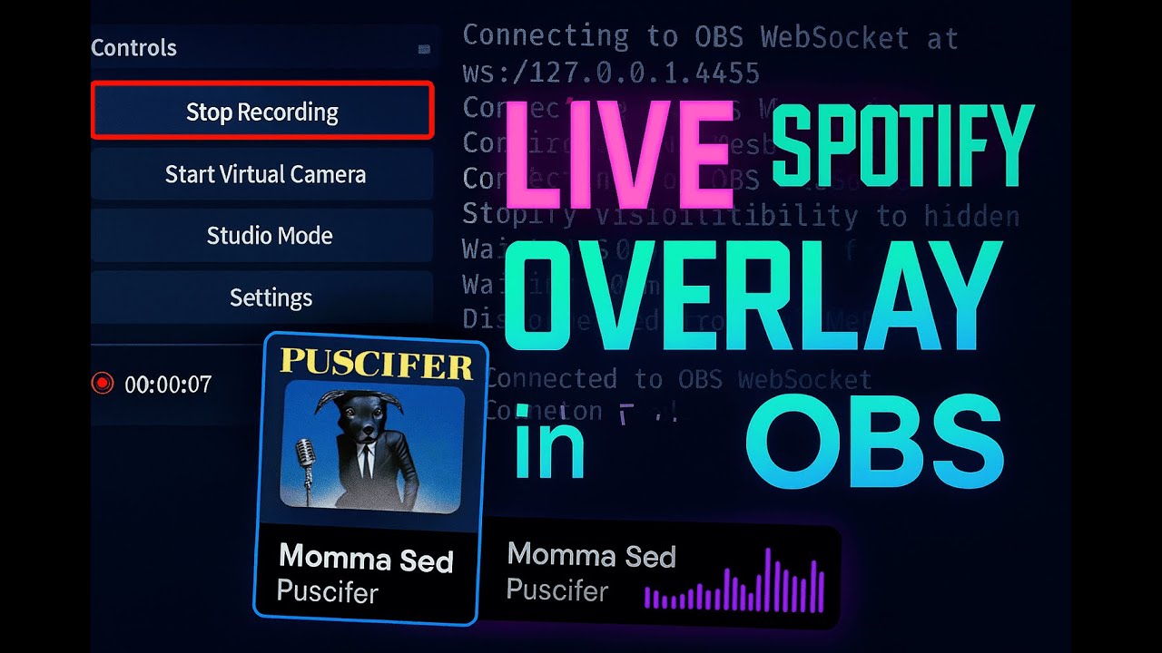 [DEMO] How I Built a Real-Time Spotify Overlay for OBS with Node.js (No Plugins!)