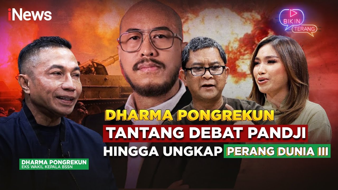 Dharma Pongrekun Tantang Pandji Pragiwaksono Debat hingga Bongkar Skenario Global Perang Dunia III