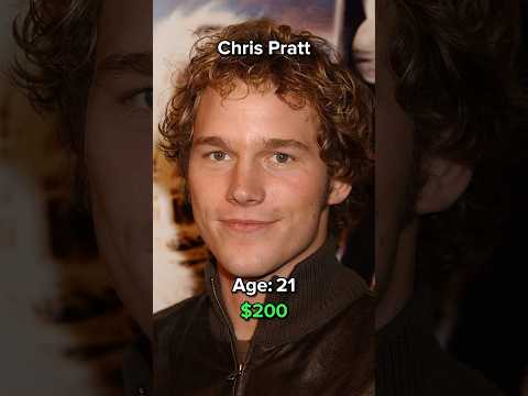 Evolution of Chris Pratt's net worth #shorts #networth #evolution